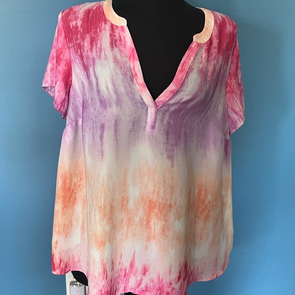 torrid | Tops | Torrid Tie Dye Blouse | Poshmark